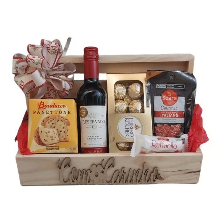 Cesta Baú de Natal | Cestas Michelli