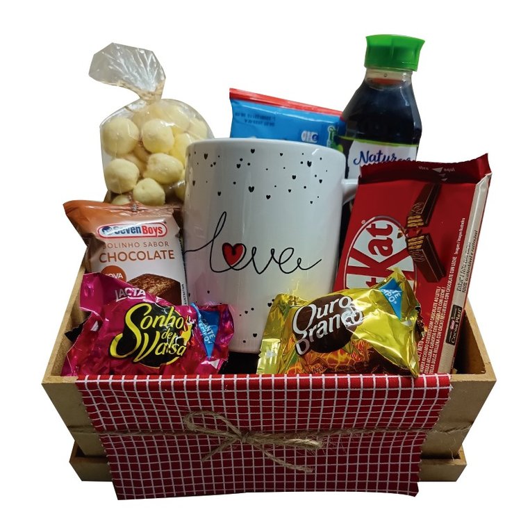 Cesta de Café - Caneca Love | Cestas Michelli