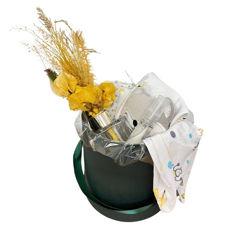 Kit Maternidade Bebê Amarelo Raposa | Cestas Michelli