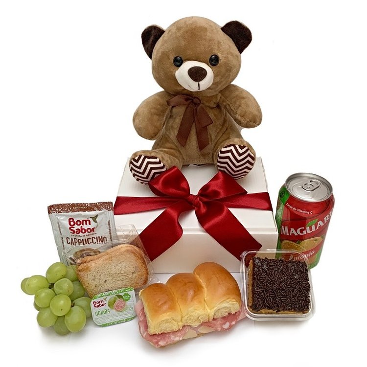 Box Petit Com Pelúcia | Cestas Michelli